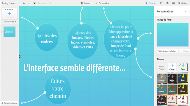 Nouvelle Interface Prezi plus intuitive en version 5.2.3 - PrezCreation